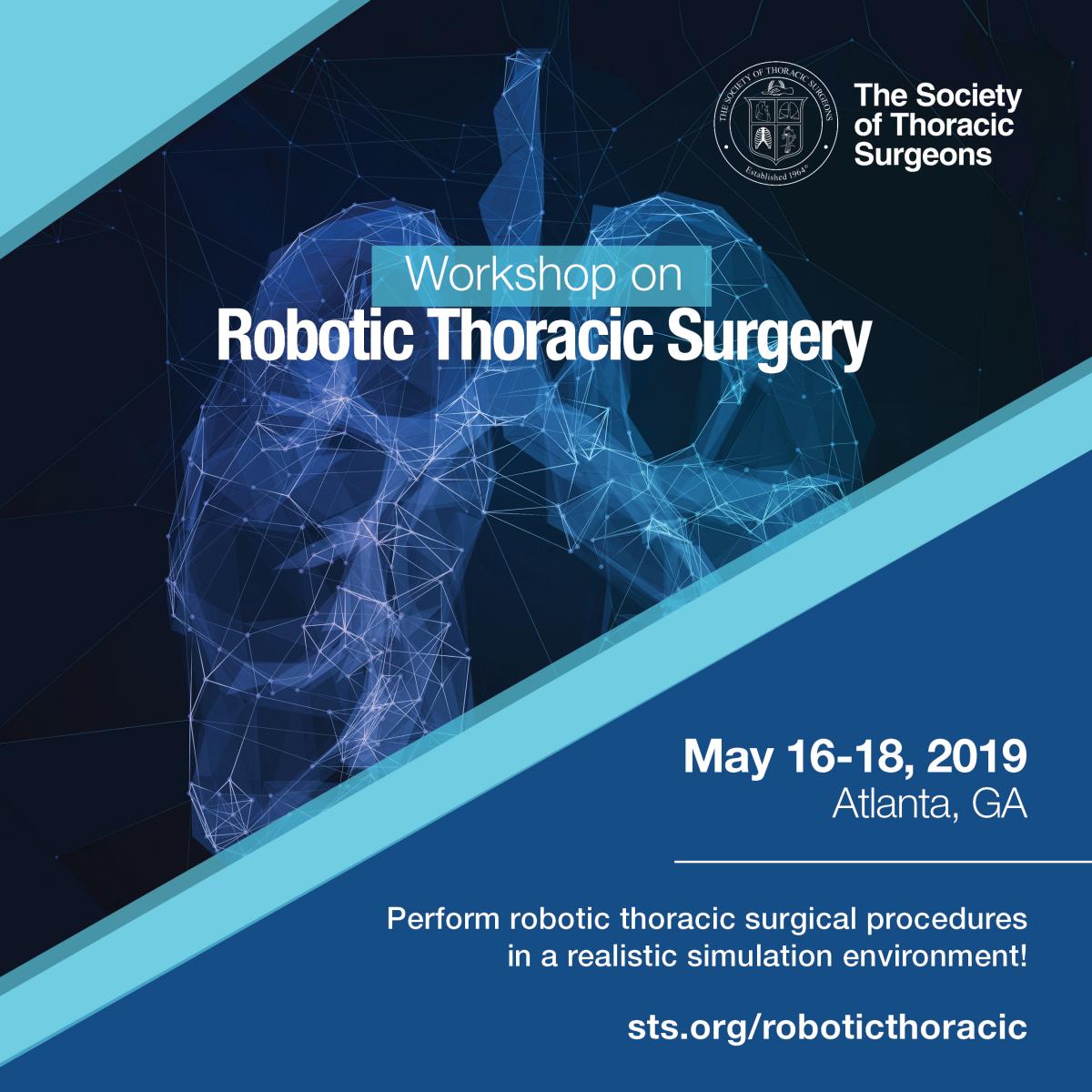 Register Now for STS Workshop on Robotic Thoracic Surgery | CTSNet
